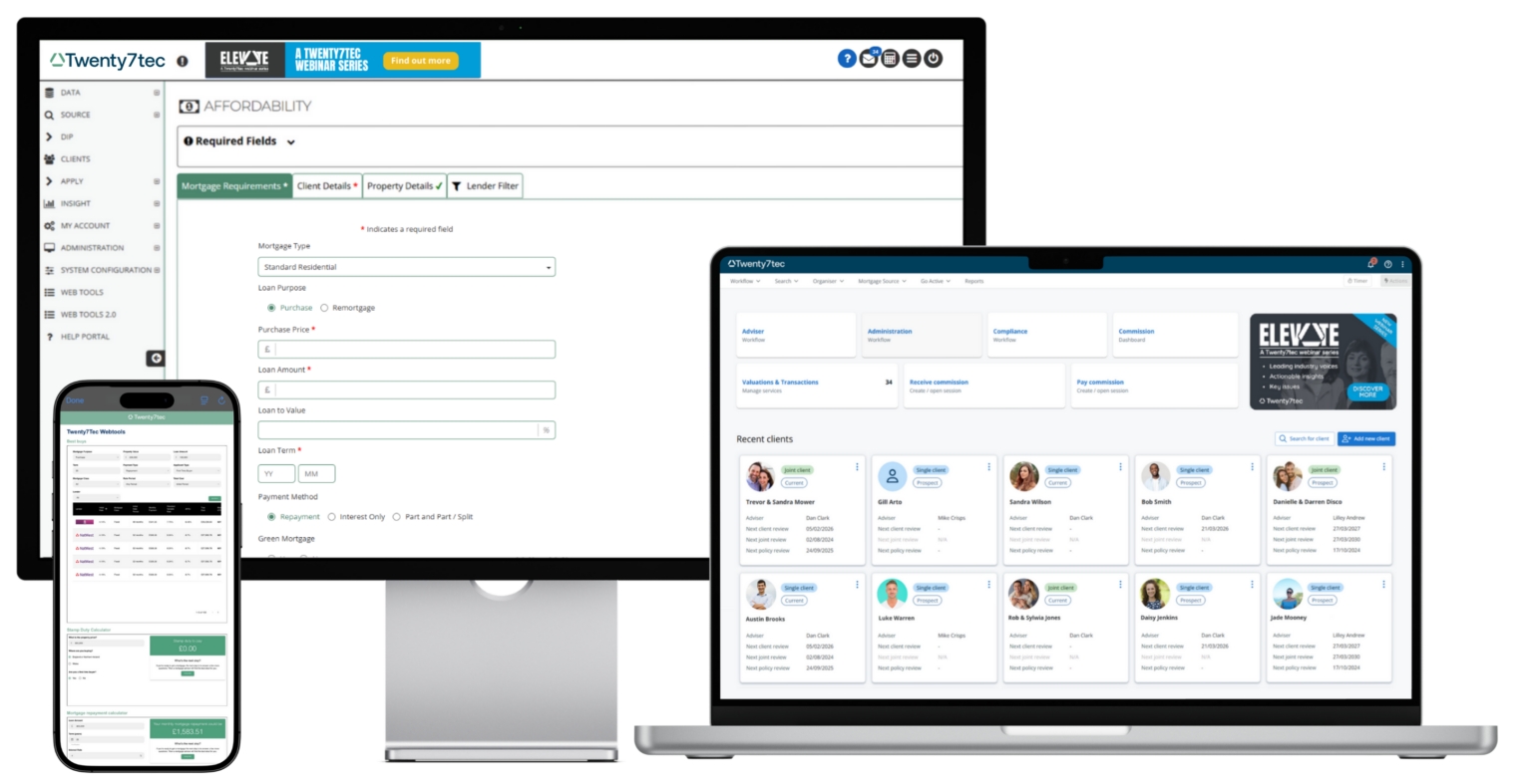 Lender Technology Solutions for Sourcing & Insight - Twenty7tec